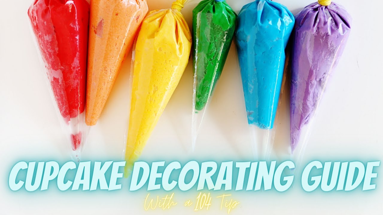 Learn how to decorate cupcakes with a 104 Tip! - YouTube