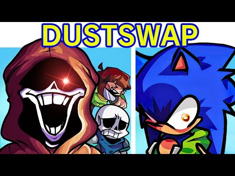 Friday Night Funkin' VS DustSwap V1 | Sans, Papyrus, Chara & Sonic (FNF Mod/Undertale/Starved)