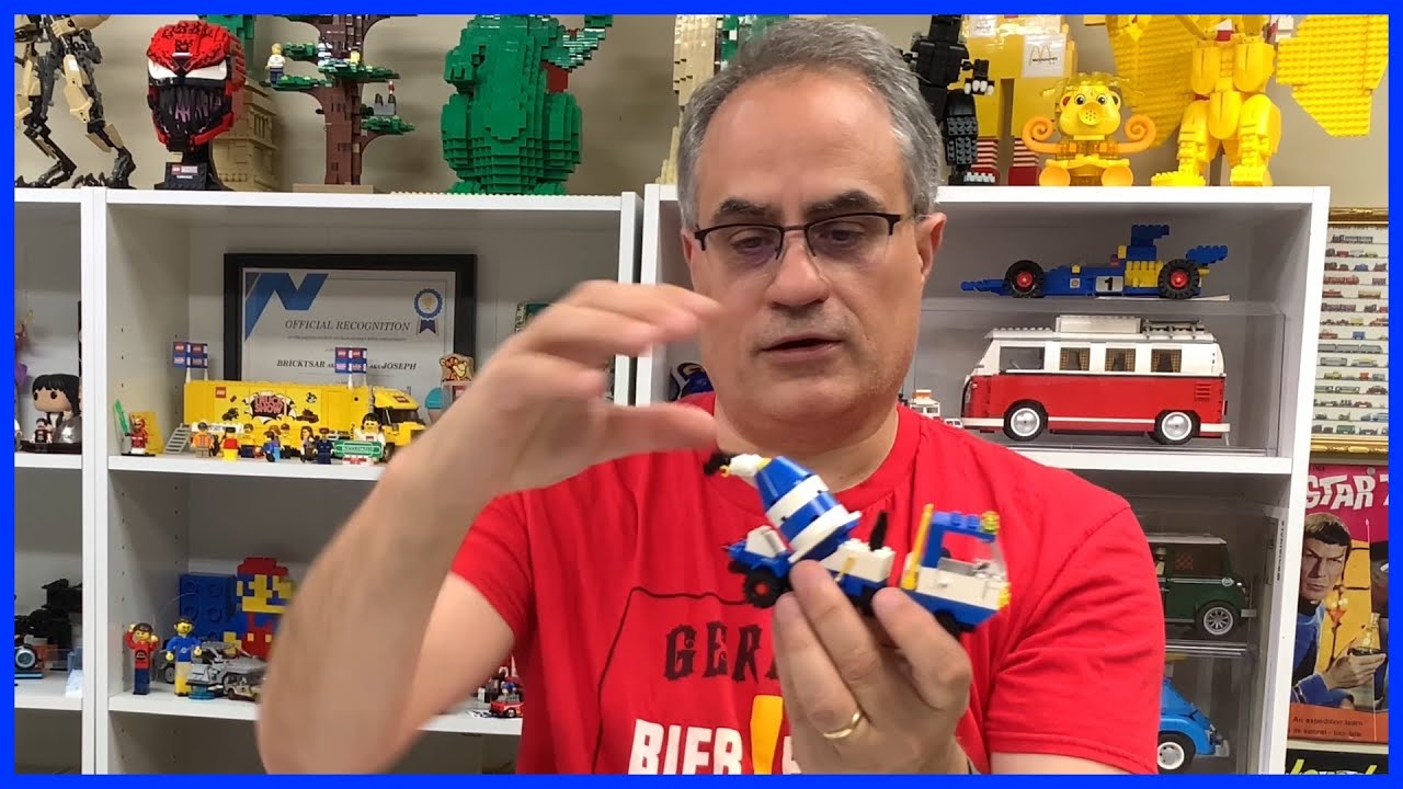 LEGO 6682 Cement Mixer From 1985 - YouTube