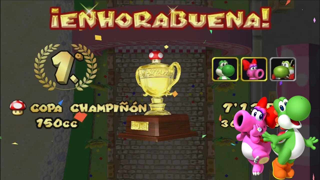 Mario Kart Double Dash | Copa Champiñon 150cc | Yoshi y Birdo - YouTube