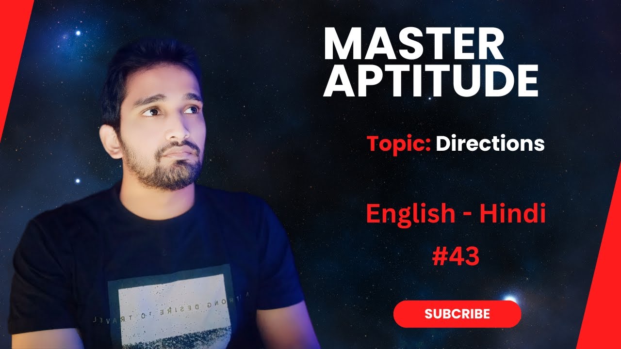 Directions | Master Aptitude | Quantitative Aptitude | Logical ...