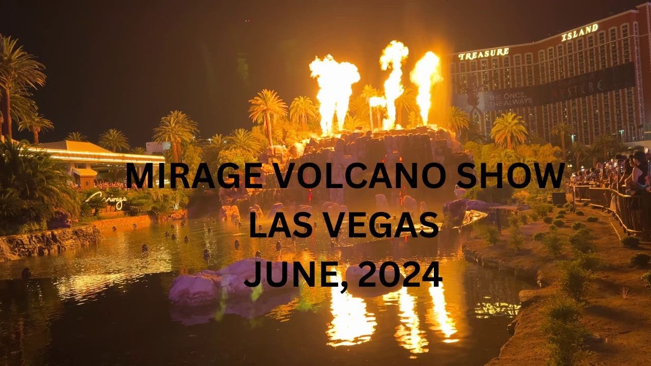 Mirage volcano show in Las Vegas - YouTube