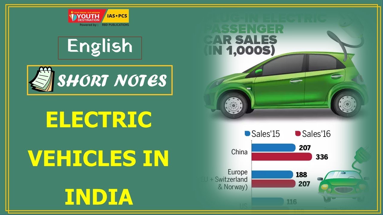Electric Vehicles in India || Short Notes || English - YouTube