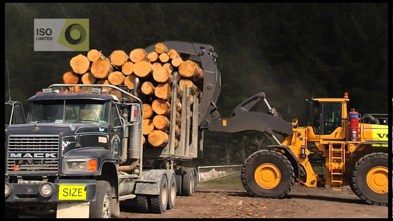 Ensign Custom Large Capacity TR2C Log Fork - ISO Murupara - YouTube