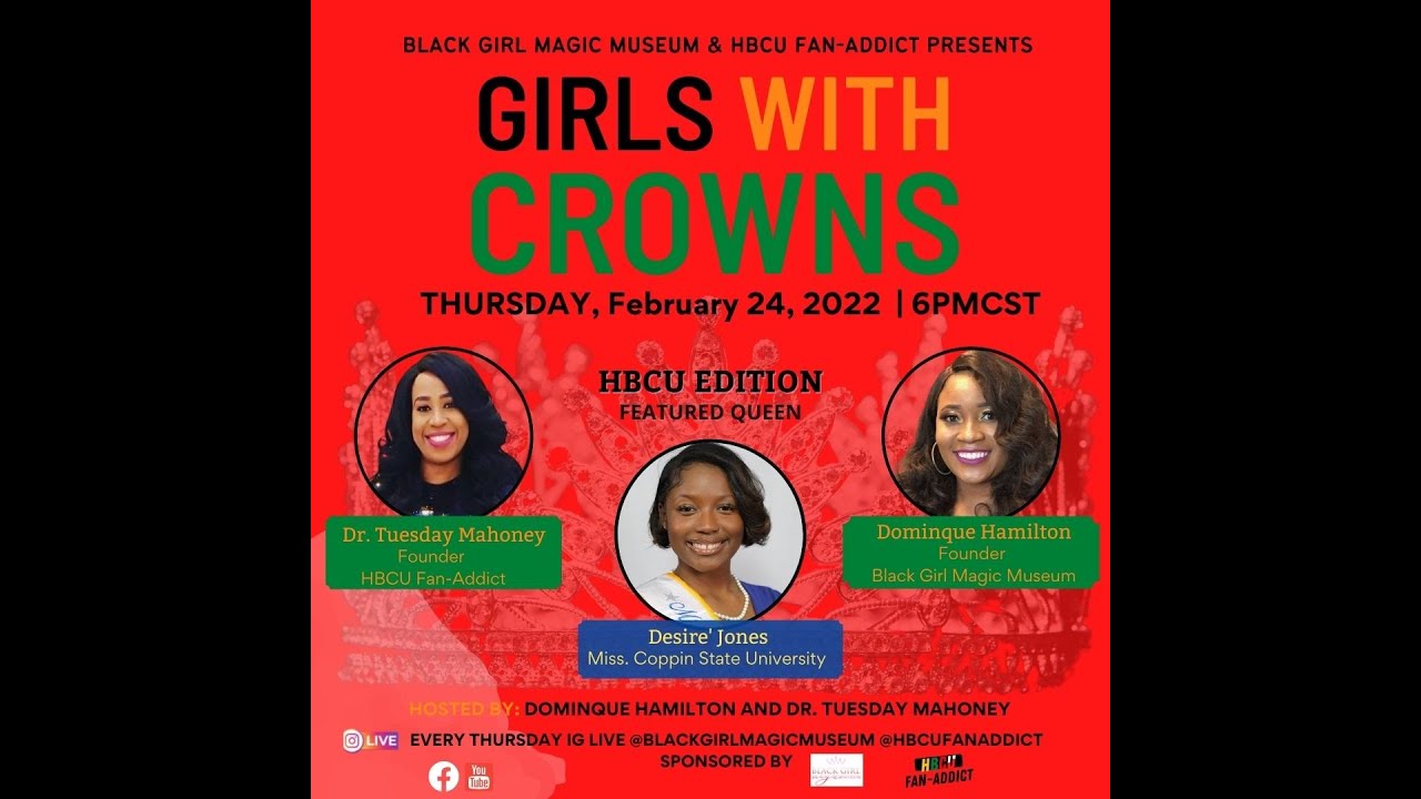 HBCU Black College Queen Miss. Coppin State University with Girls with ...