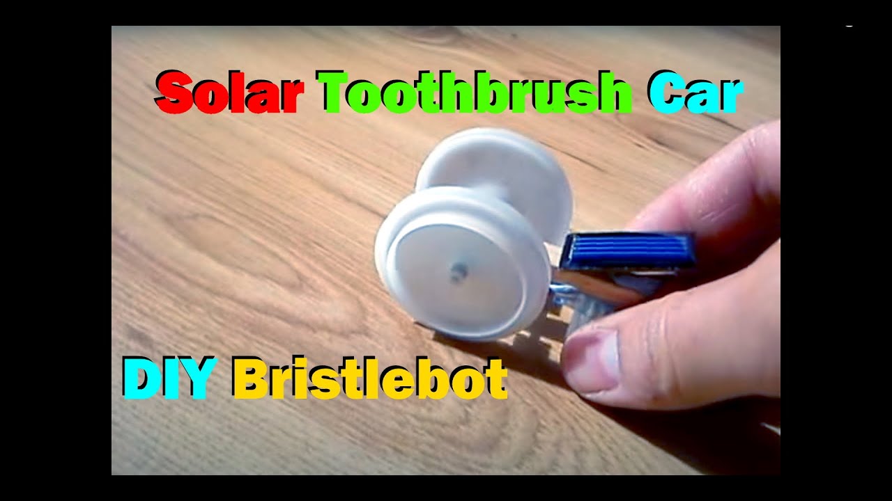 Solar bristlebot car (DIY) - YouTube