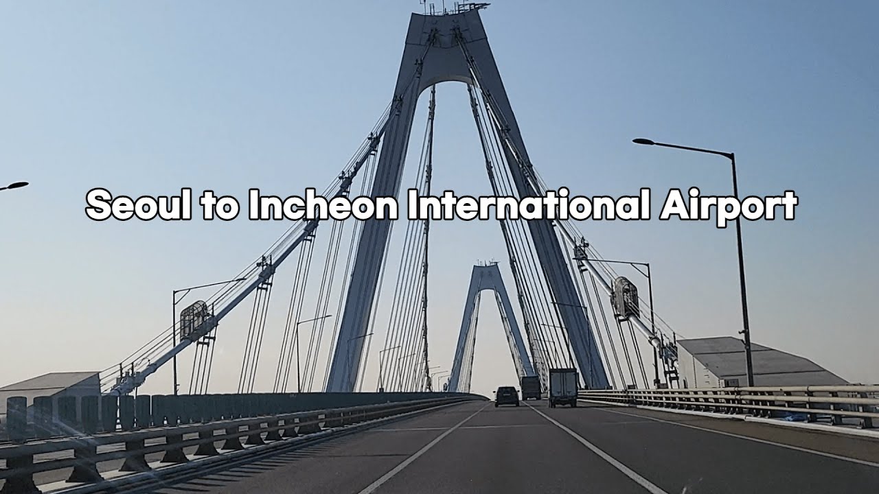 [4K] Drive With Me l Way to the Incheon International Airport, Korea l ...