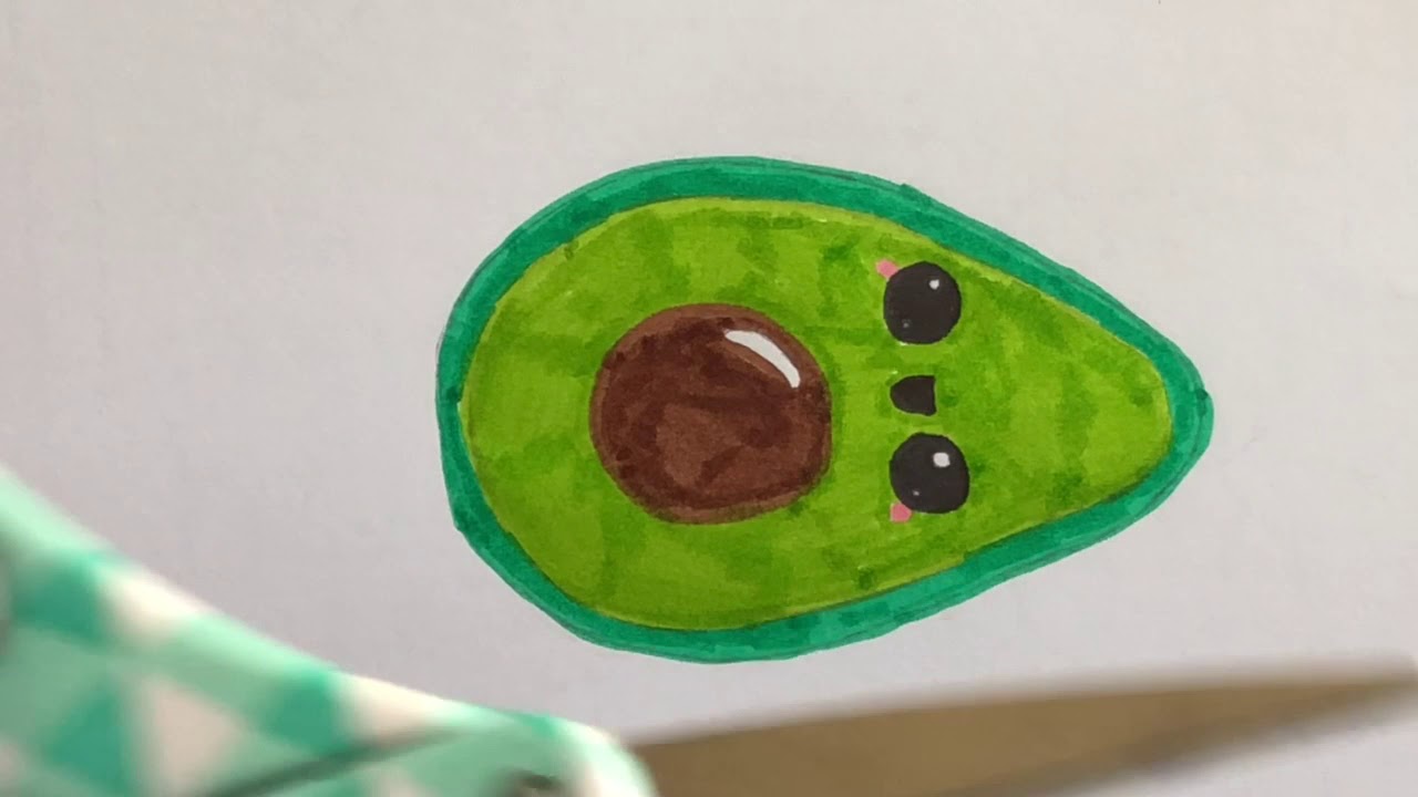 Kawaii Avocado Paper Squishy - YouTube