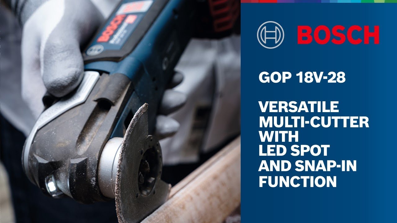 Bosch GOP 18V-28 Professional Cordless Multi-Cutter - YouTube