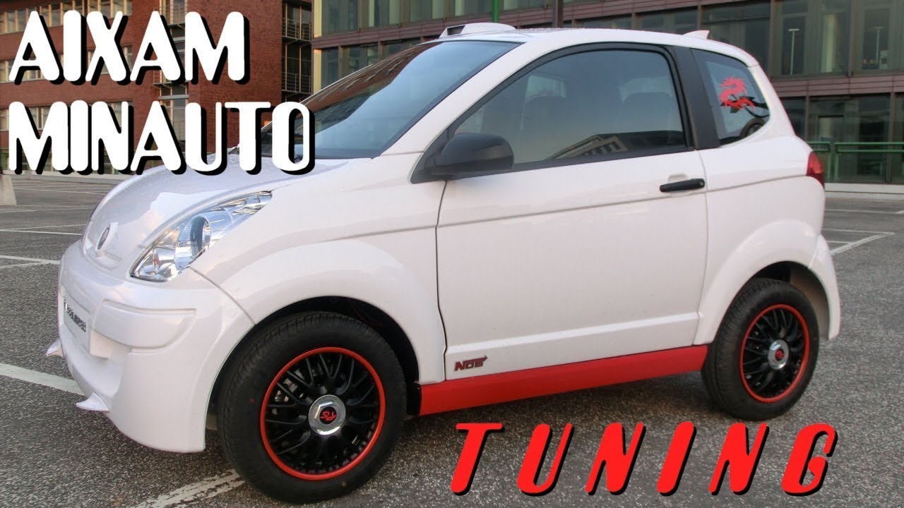 AIXAM MINAUTO TUNING Mopedauto Microcar TUNING !!! Darconizer - YouTube