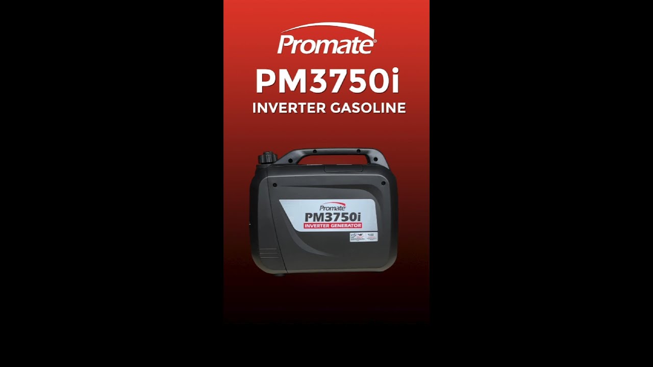 Promate PM3750i Gasoline Inverter Generator - YouTube