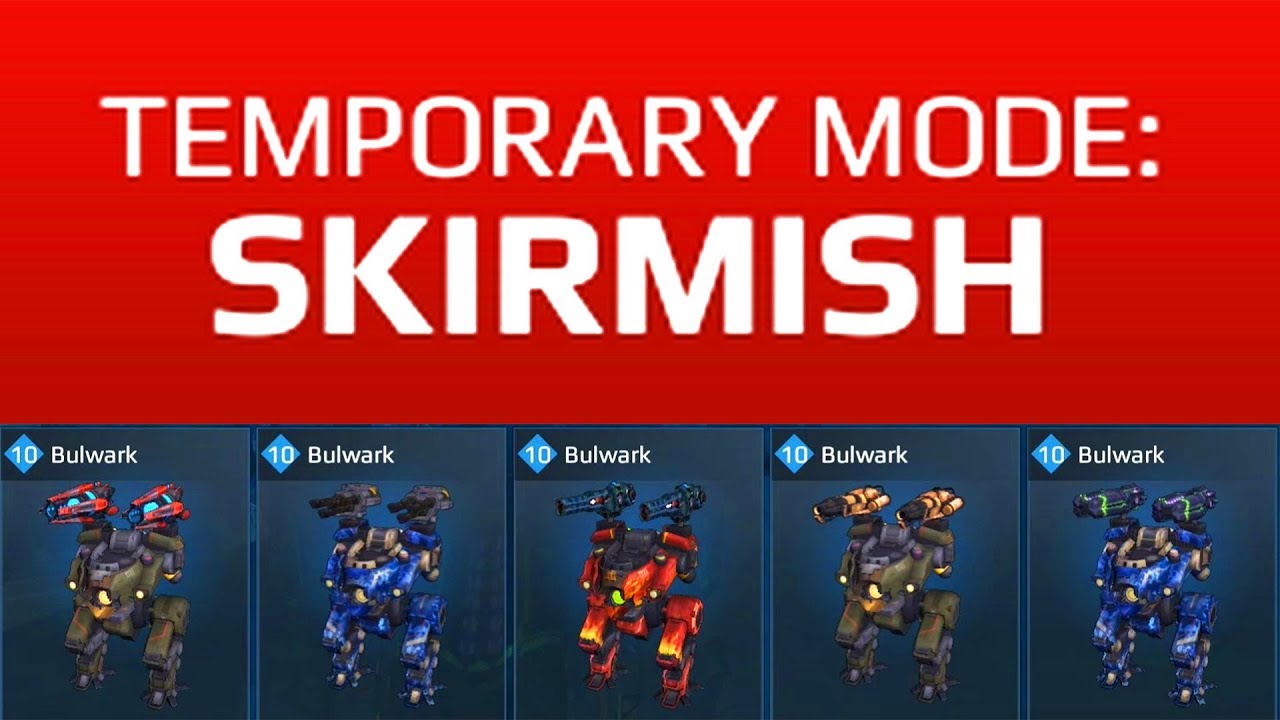 War Robots Bulwark Skirmish Mode Gameplay - YouTube