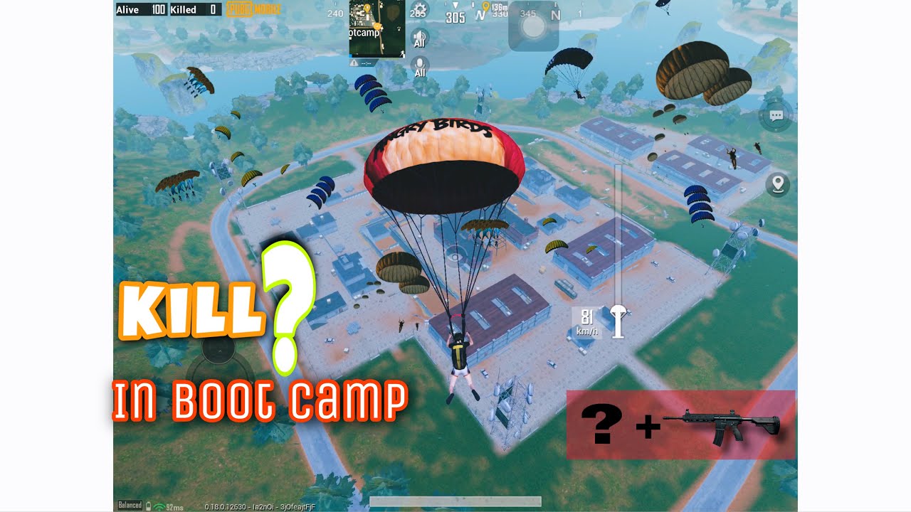 PUBG mobile land in boot camp full Rush (sanhok map )season 13 - YouTube