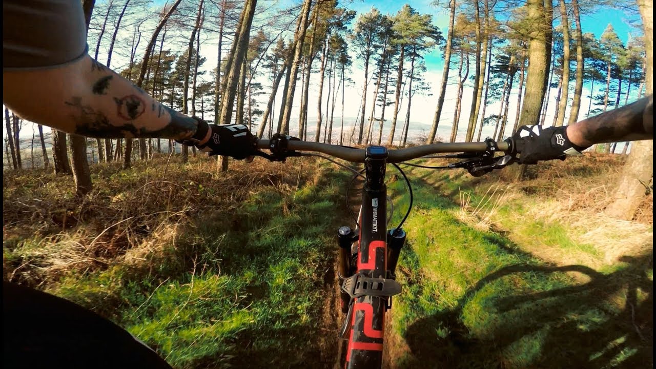Guisborough Woods Mtb. Lovers Ledge, 3 Drops, Aircon, Black Track - YouTube