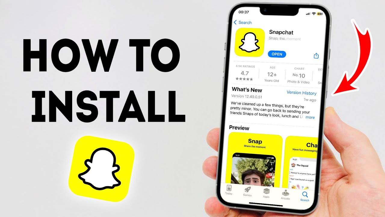 How To Install Snapchat on iPhone - Full Guide - YouTube