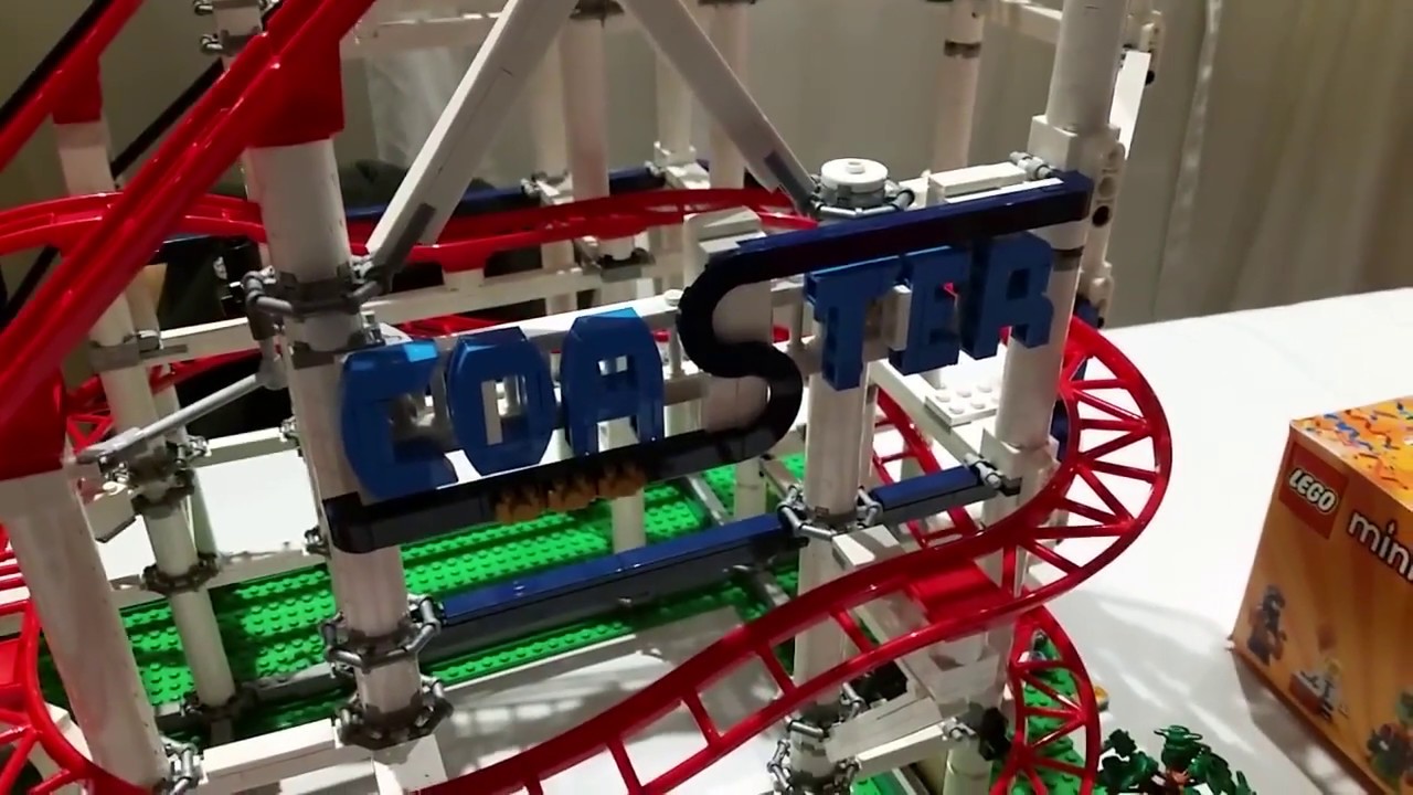 Lego Achterbahn 10261 in Aktion -- so fährt sich das neue Set Lego ...