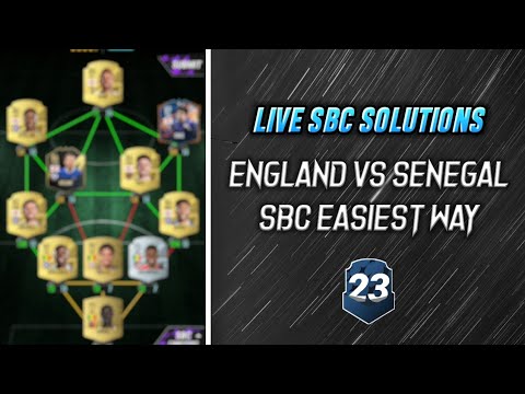England vs Senegal SBC (Easiest Way)🔥| Live SBC Solutions🔥| Madfut 23 ...