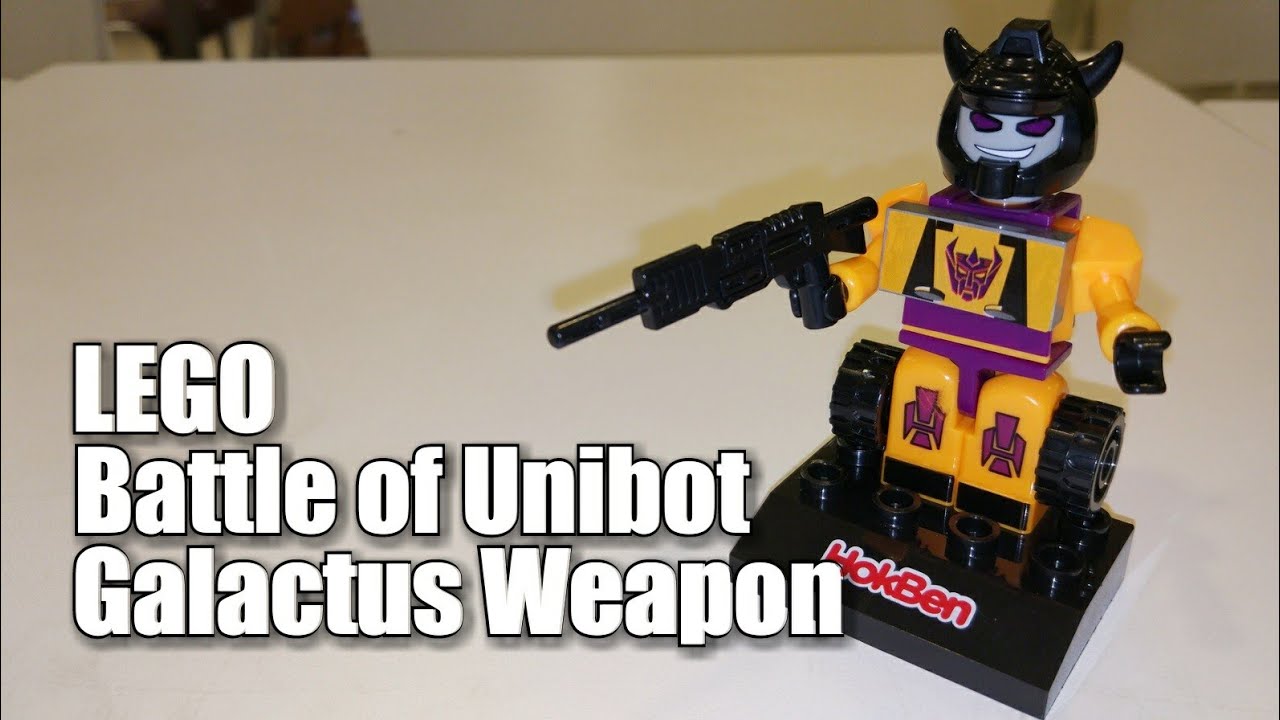 LEGO ROBOT Battle of Unibot Galactus Weapon (Unboxing Toys kidzu bento ...