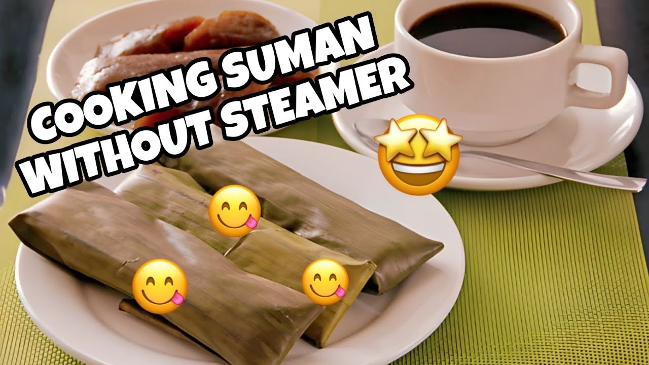 HOW TO COOK SUMAN WITHOUT STEAMER cooking suman Step-Daughter ng ...