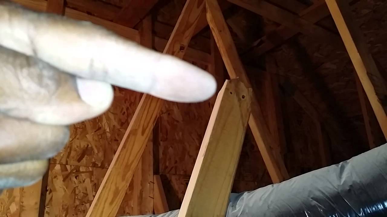 BROKEN ROOF TRUSS - YouTube