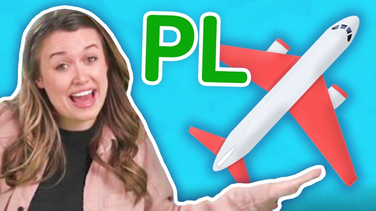 PL Consonant Blends! Learn the Alphabet | Pocket Preschool - YouTube