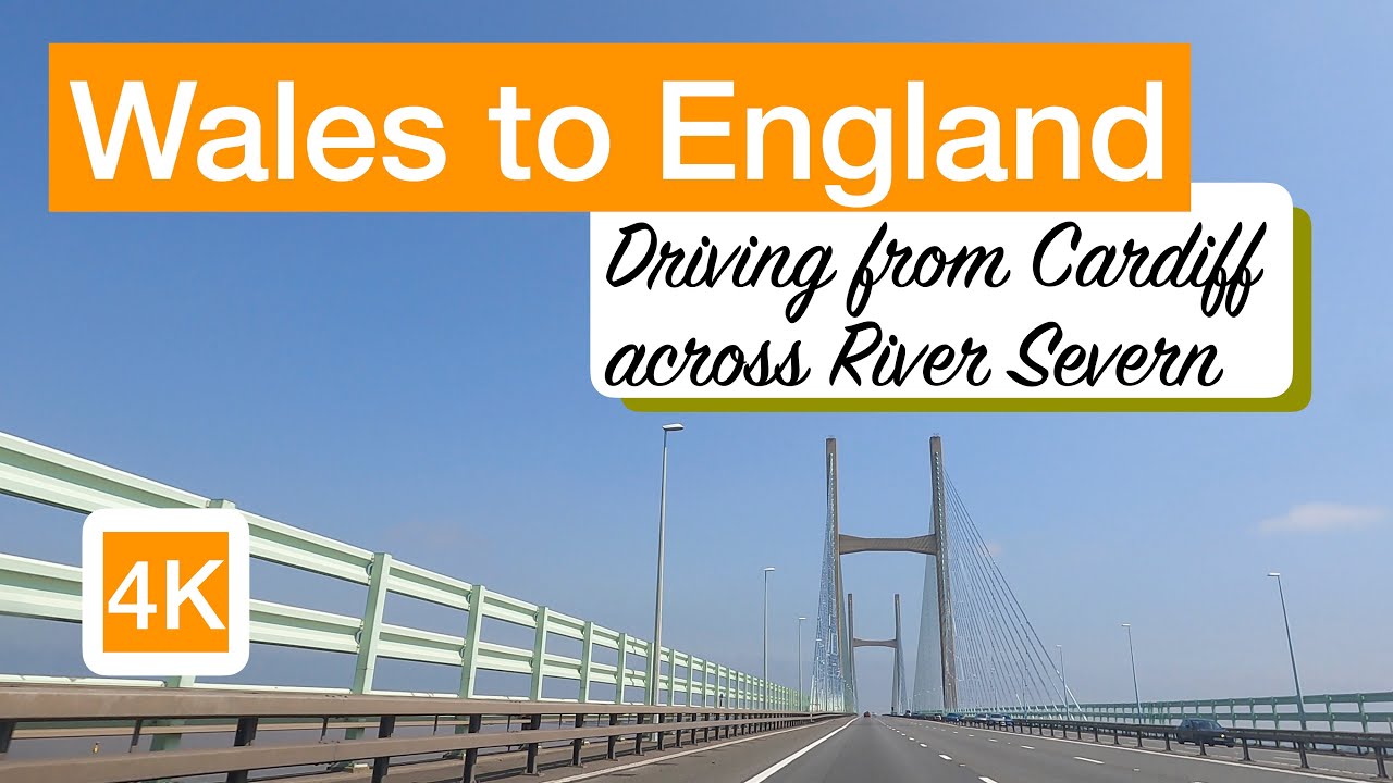 UK 4K live | Driving from Wales to England - YouTube