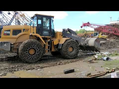 Sany wheel loder. (SYL956H5) - YouTube
