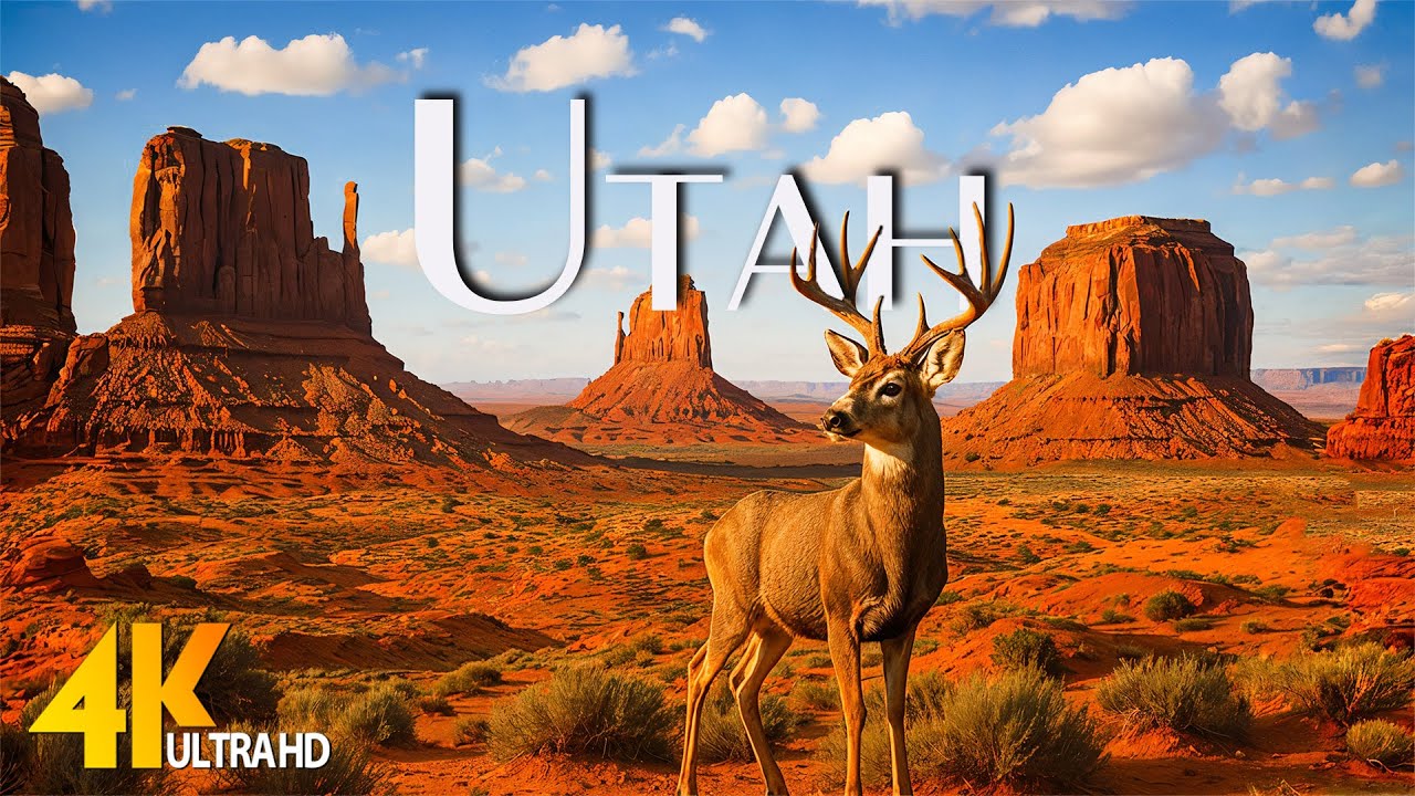Breathtaking Utah 4K Drone Tour | Epic Nature Landscapes with Cinematic ...