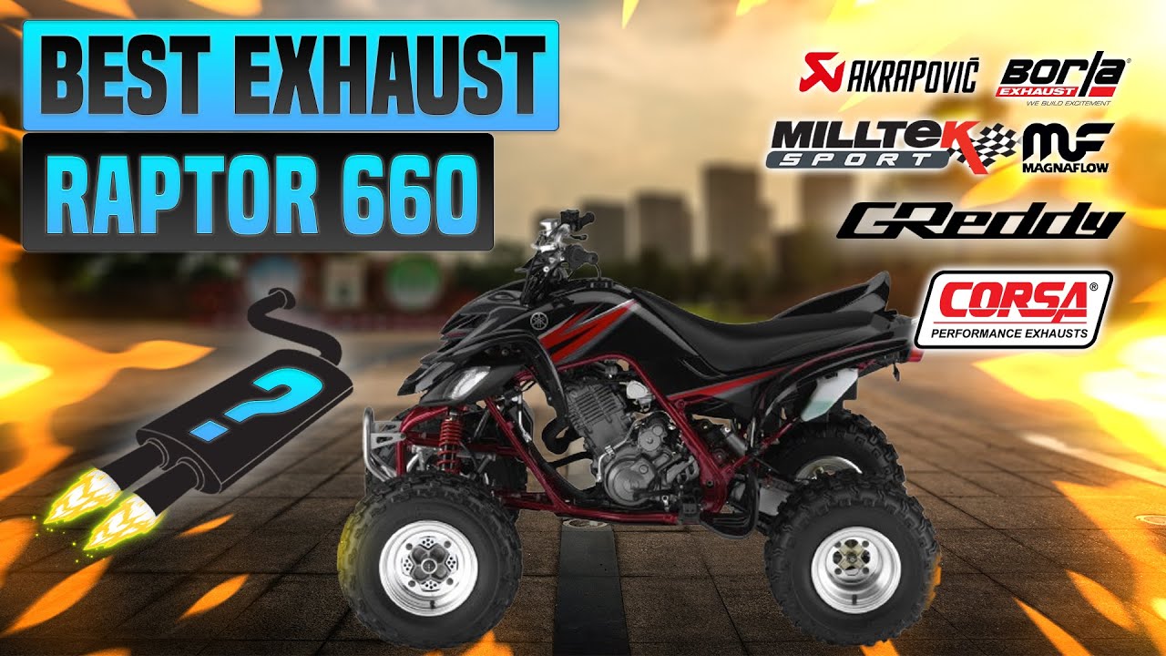 Yamaha Raptor 660 Exhaust Sound🔥FMF,HMF,Lexx,pro-Circuit,Yoshimura ...