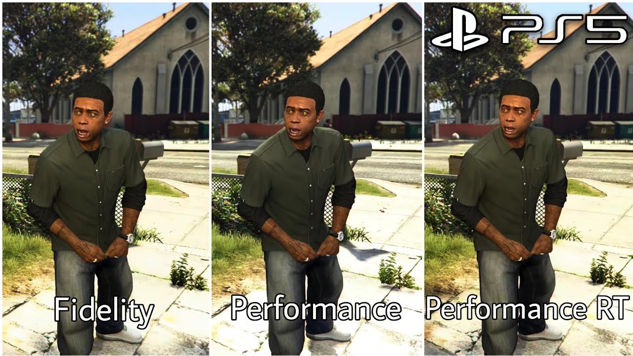 GTA 5: Lamar Roasts Franklin PS5 Fidelity vs Performance vs Performance ...