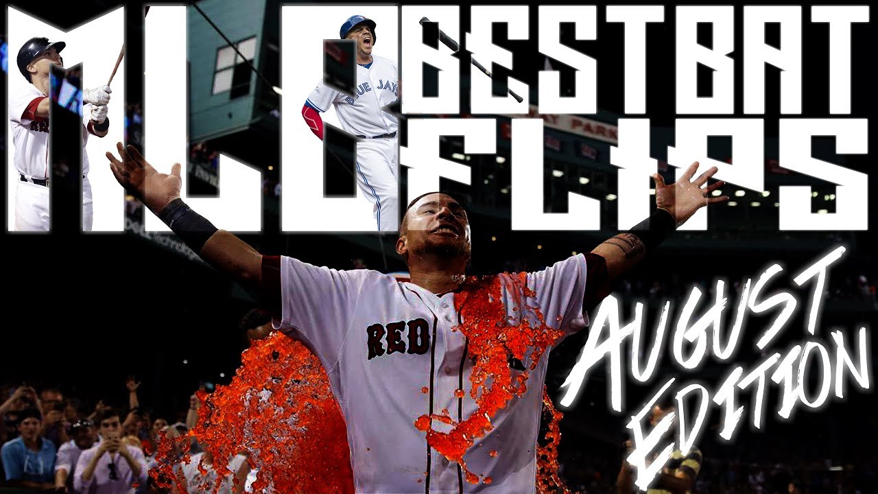 MLB 2017 Best Bat Flips of August ᴴᴰ - YouTube