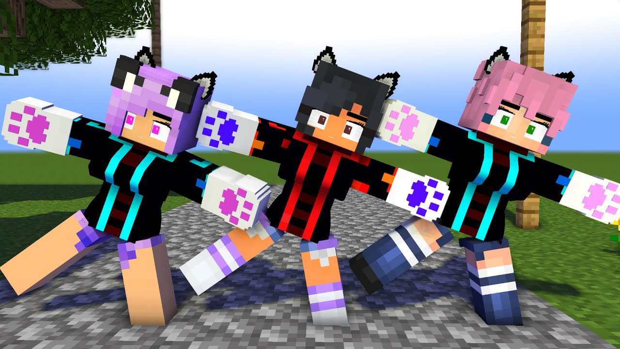 first meet meme elemental ice and fire aphmau - minecraft animation # ...