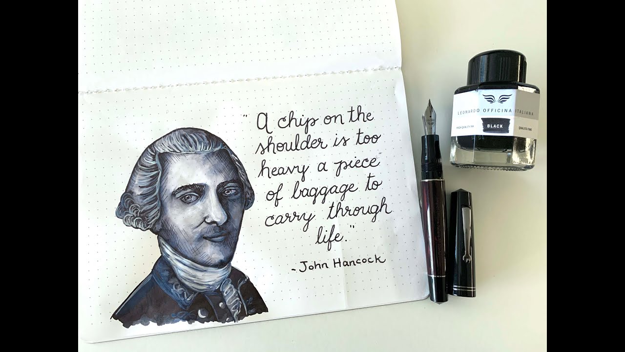Fountain Pen Techniques: Portrait Sketching w/John Hancock Drawing ...