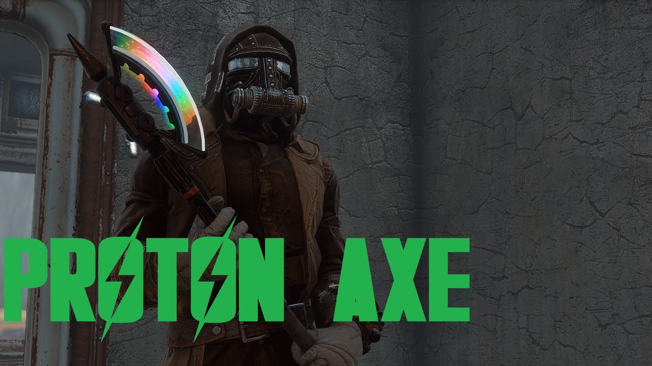 FALLOUT 4 MOD REVIEW PROTON AXE - YouTube