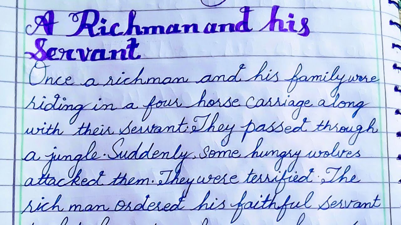 Rich Man Writing