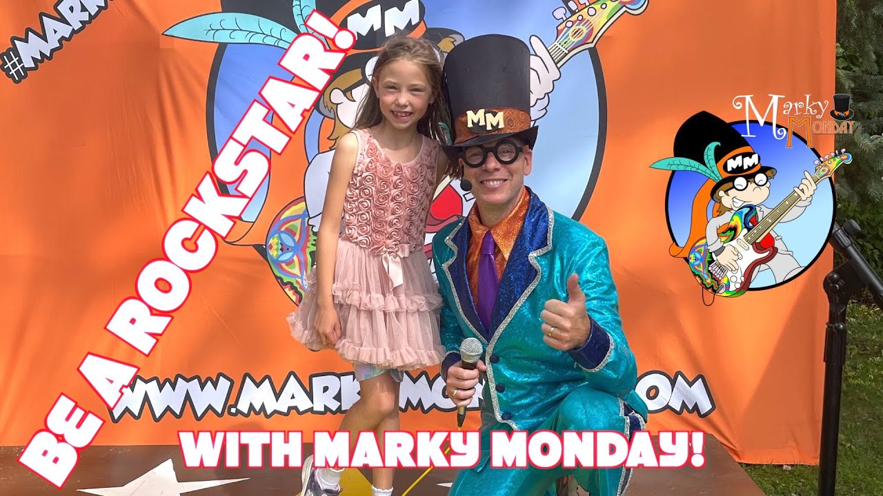 Be A Rockstar with Marky Monday | Childrens Karaoke - YouTube