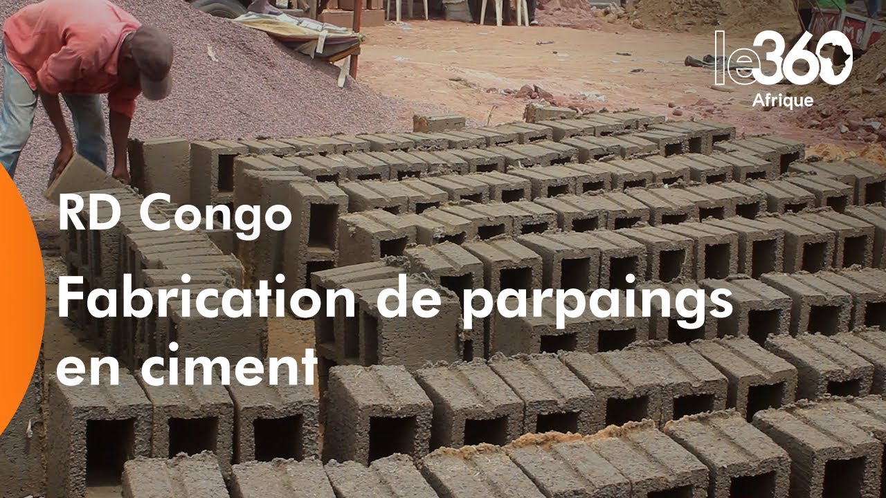 RD-Congo: ils vivent de la fabrication manuelle de parpaings en ciment ...