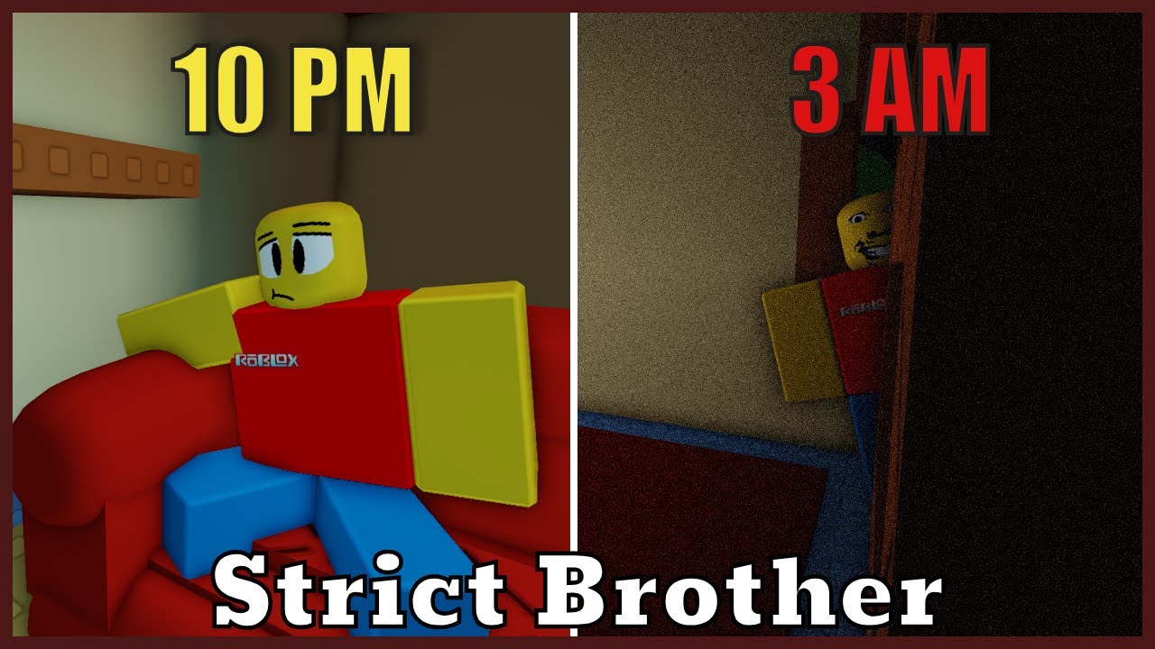 My brother is weird.. | Strict Brother [60 FPS Walkthrough] - Roblox ...