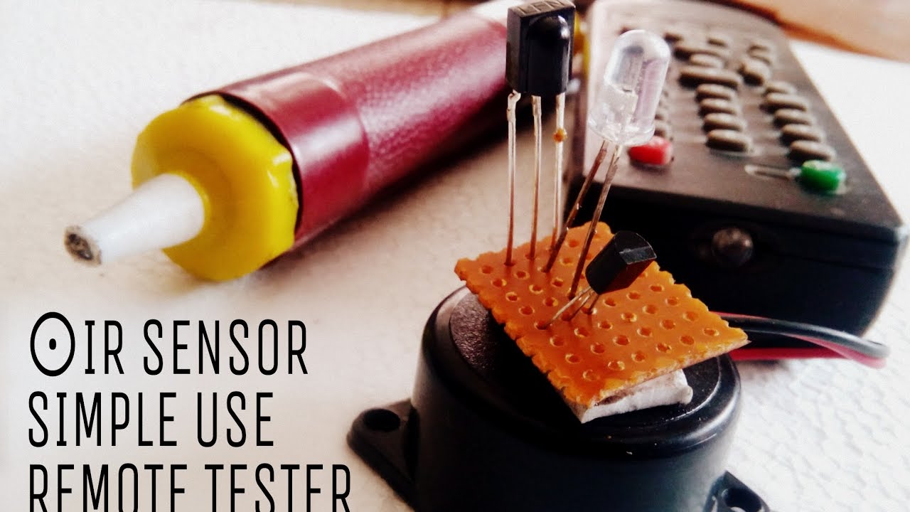 IR sensors hack and use ,make remote tester - YouTube