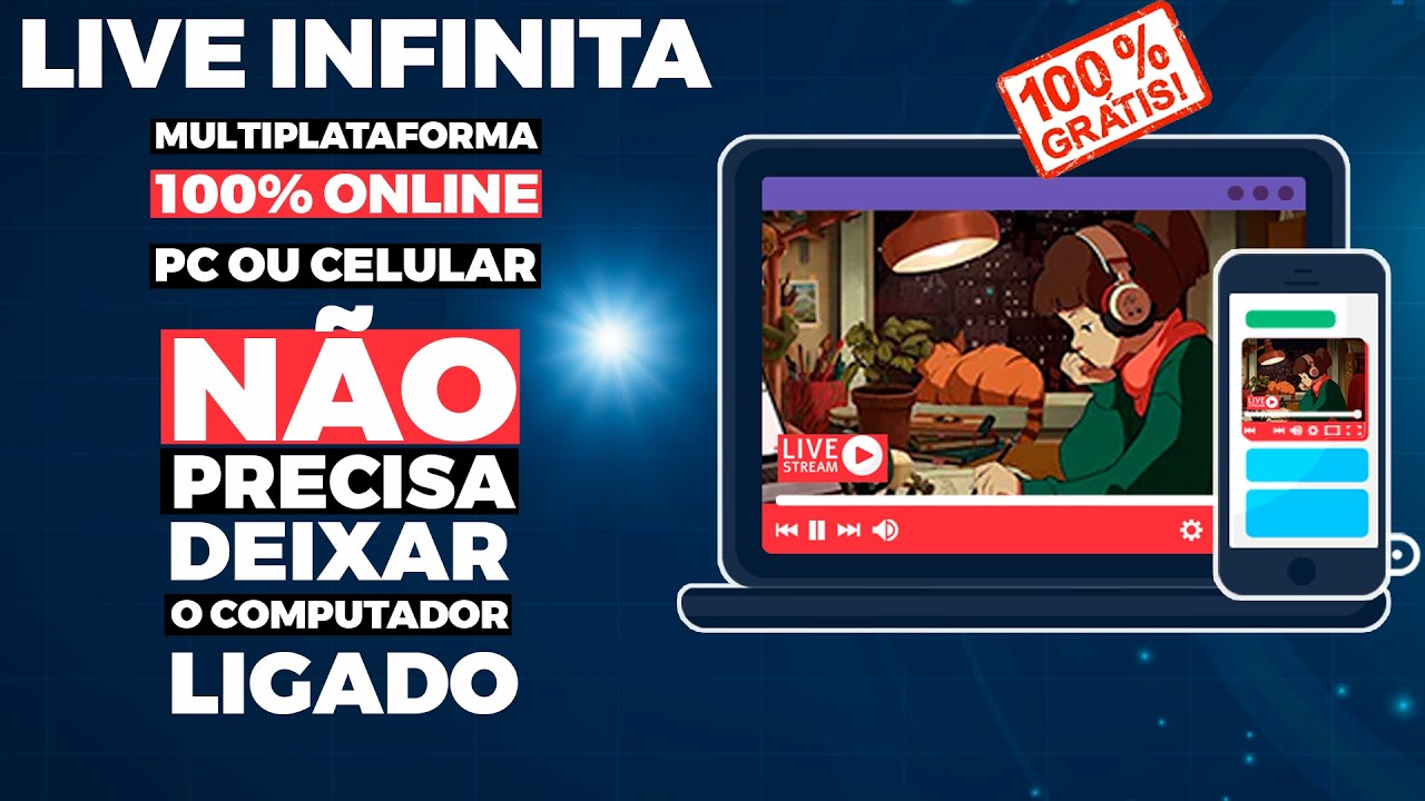 Live Infinita Com PC Desligado - Live Infinita com celular ou PC - SEM OBS - YouTube