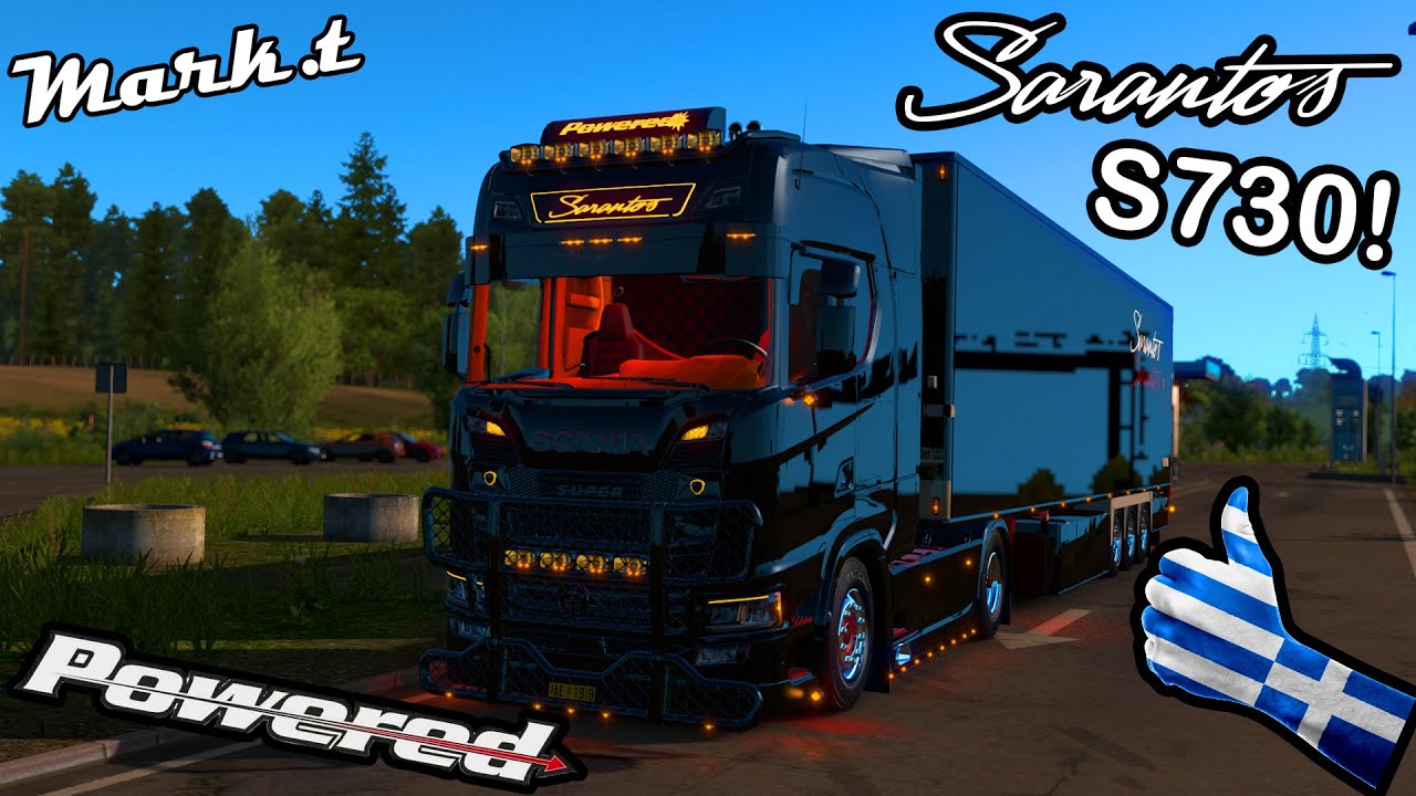 Scania S730 Sarantos Greek! (Euro Truck Simulator 2) - YouTube