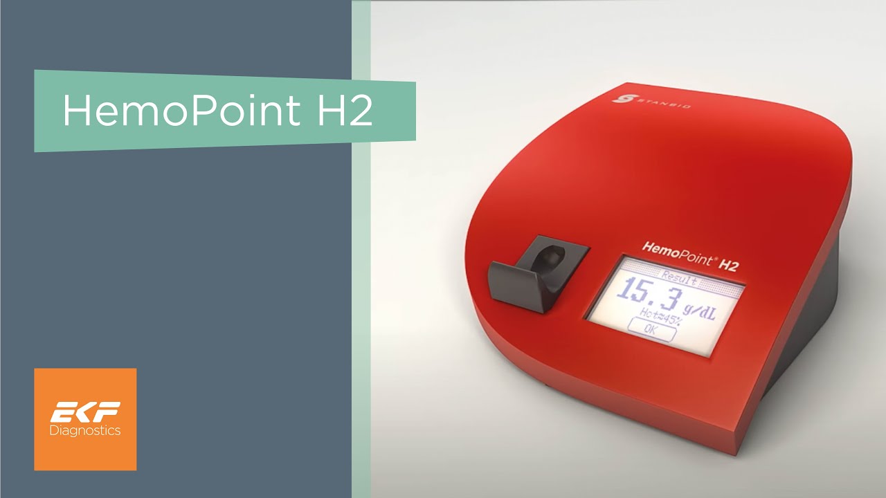 HemoPoint H2 hemoglobin and hematocrit analyzer - YouTube
