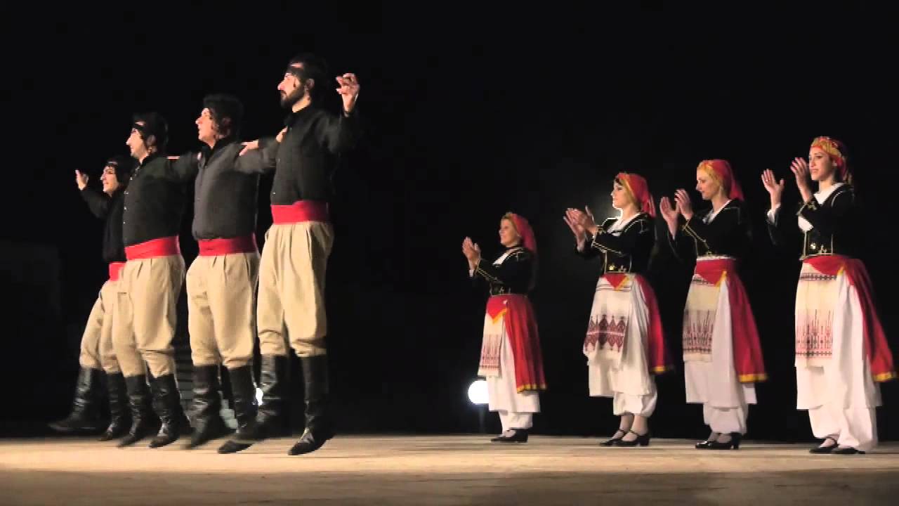 Rhodian dancers pentozali from Creta - YouTube