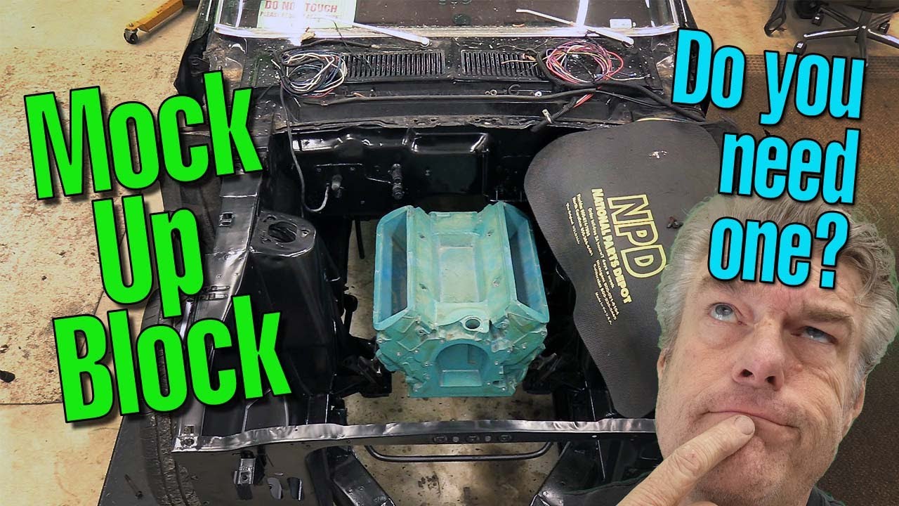 Engine Mock Up Block We Use One to Test Fit Mounts - YouTube