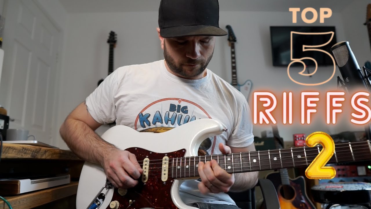Top 5 Guitar Riffs #2 Riffs to give you RSI! - YouTube