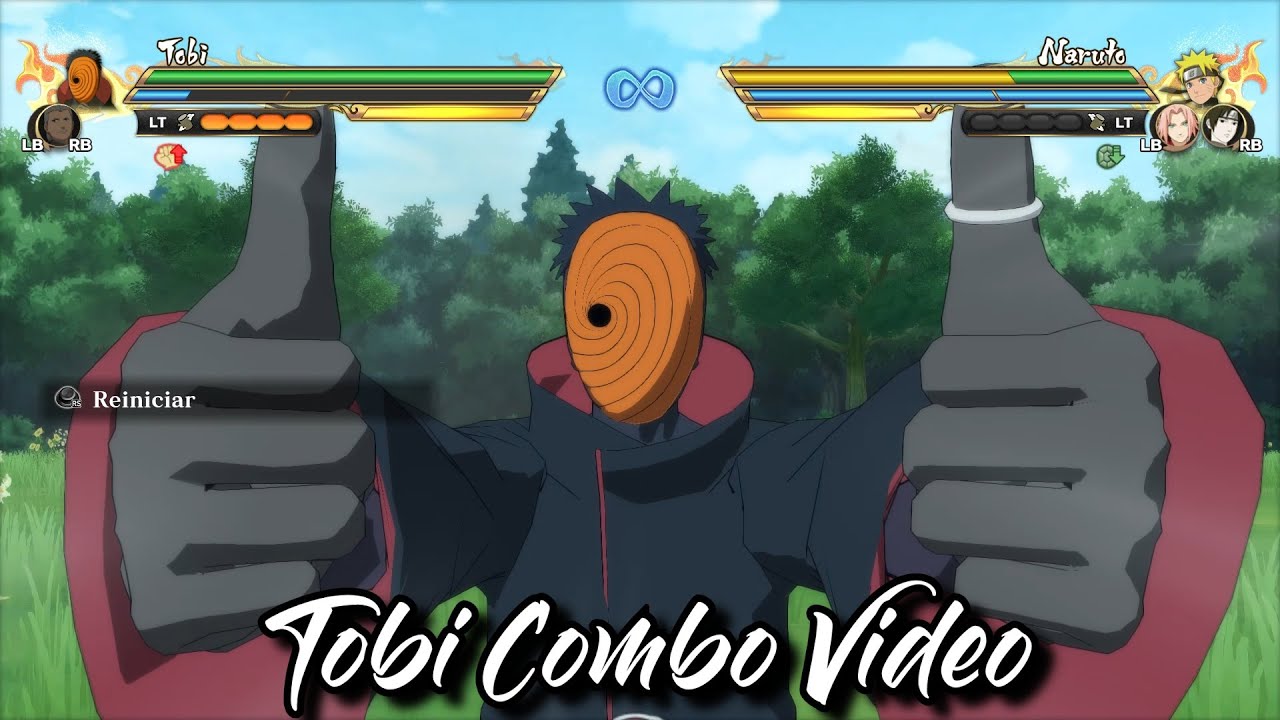 Naruto Storm Connections: Tobi (Akatsuki) Training Combo Video - YouTube