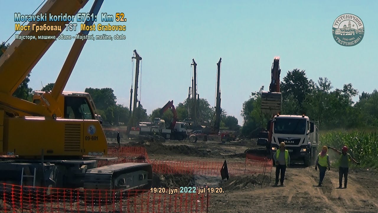 MORAVSKI KORIDOR autoput E-761 – Kilometar 52. OPŠIRNO: Most-Grabovac ...
