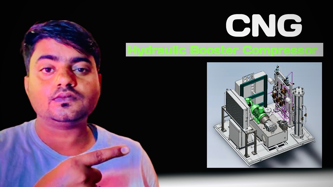 How to Work CNG Hydraulic Booster Compressor | Pneumatic Intensifier ...