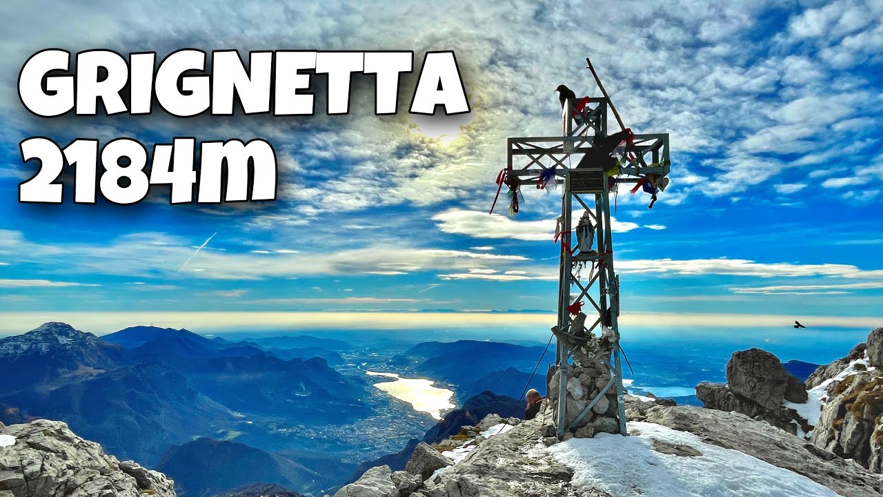 GRIGNETTA 2184m in "INVERNALE" (Grigna Meridionale) - YouTube