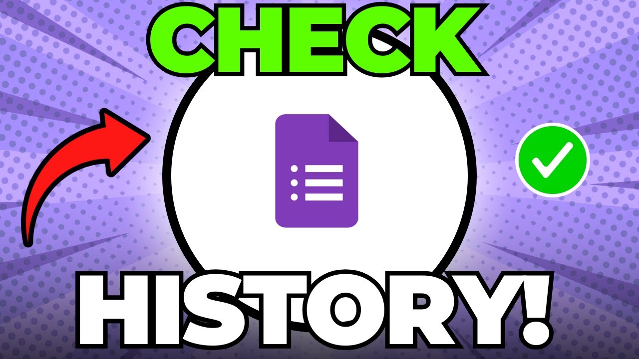 How to Check Google Form History - YouTube